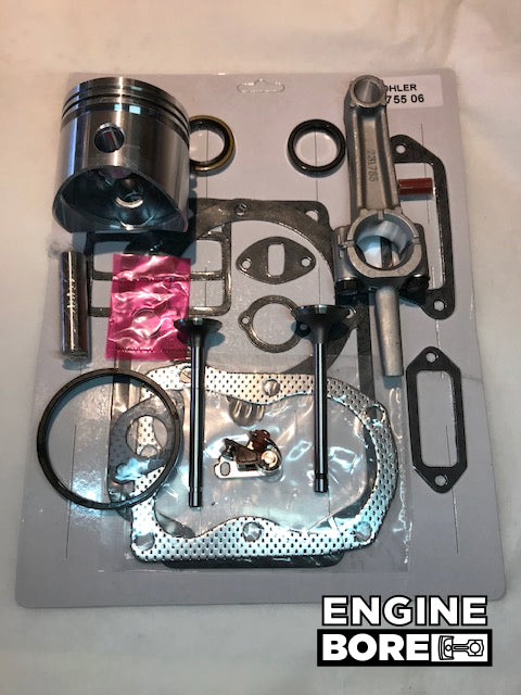 Kohler K161 Rebuild Kit - With Valves – Engine Bore